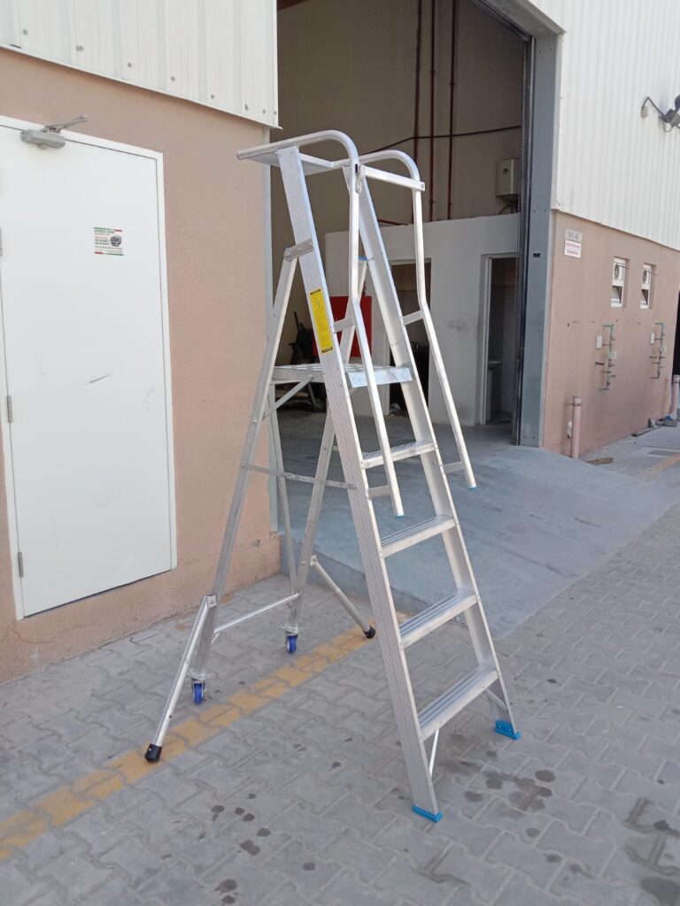 Aluminium Podium Ladder - Aluminium Scaffolding in UAE | Orgean